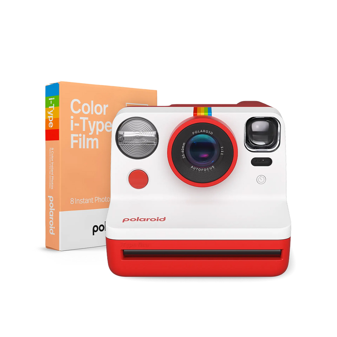 Kit Polaroid Now Red + Papel Fotográfico Pantone 2024 | ShopBox