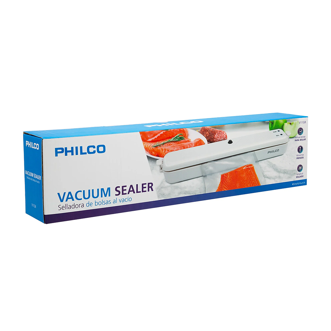 Philco Selladora Térmica y al Vacío Blanco [Sin Bolsas] | ShopBox