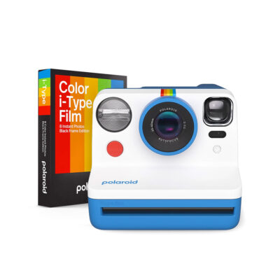 Kit Polaroid Now Blue + Papel Fotográfico Negro | ShopBox