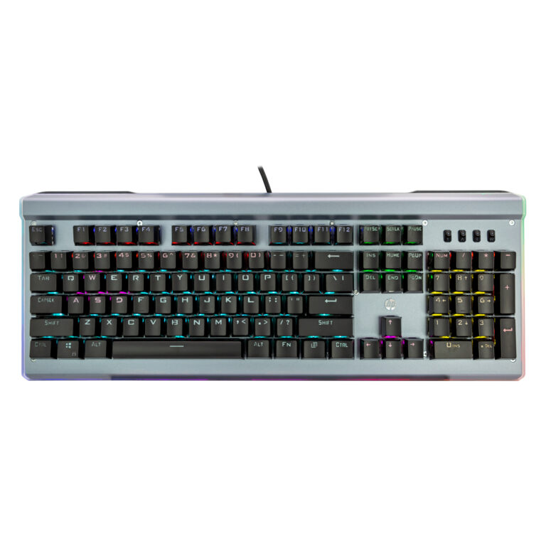 HP Teclado Gamer Mecánico GK520 RGB Español Metálico | ShopBox